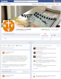 Social media | 3 Churches in Cardiff