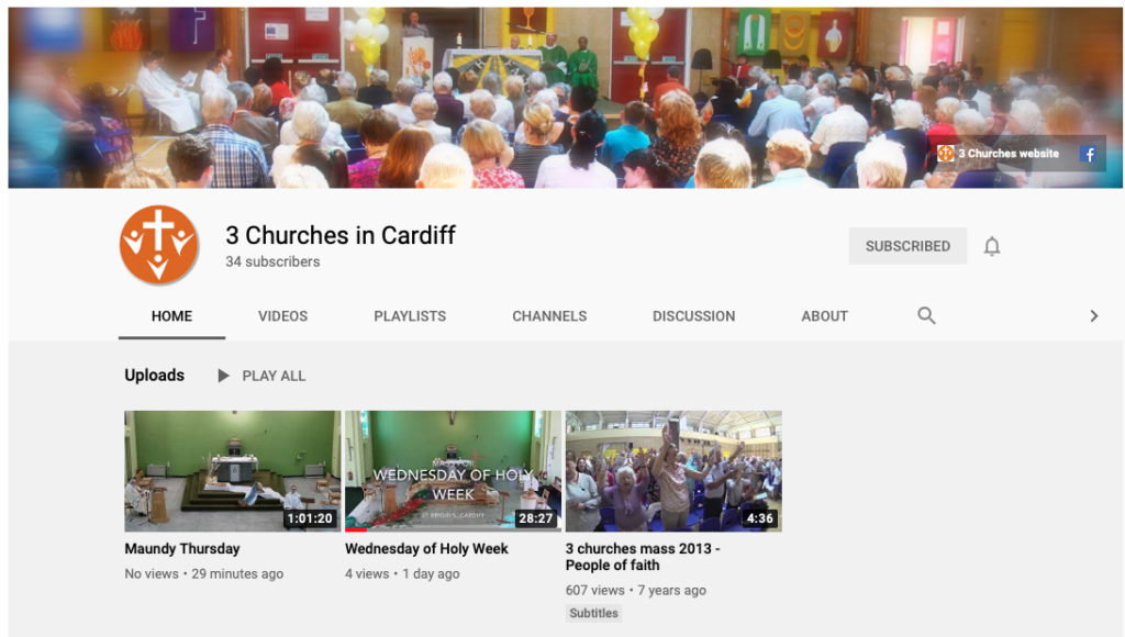 Social media | 3 Churches in Cardiff
